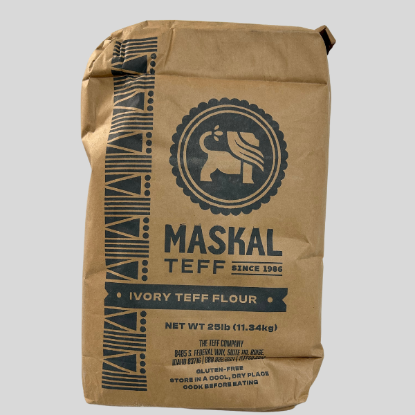 Maskal Teff . Ivory Teff Flour - Ledeta Gebeya Ethiopian Market